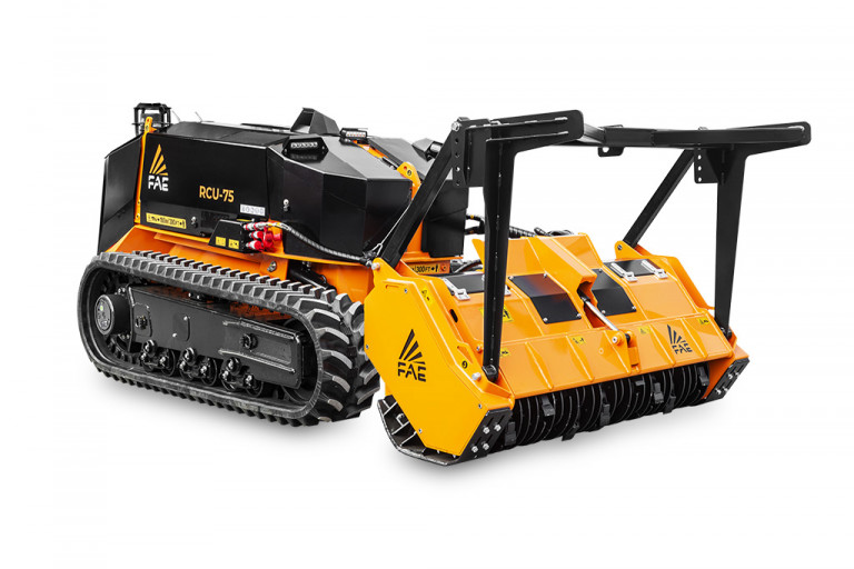 Compact, remote controlled tracked carrier RCU75 | FAE