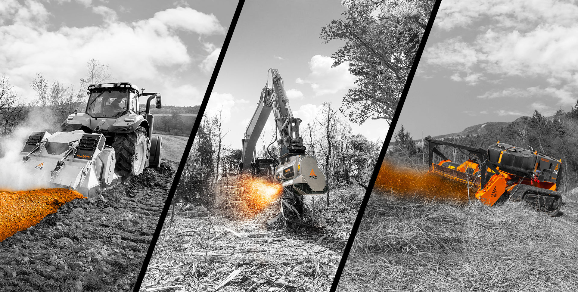 Land Clearing: forestry mulcher, forestry tiller, stone crusher and ...