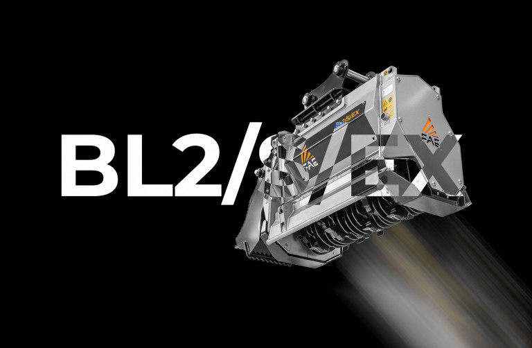 New FAE BL2/S/EX forestry mulcher for 11–16 ton excavators | FAE S.p.A.