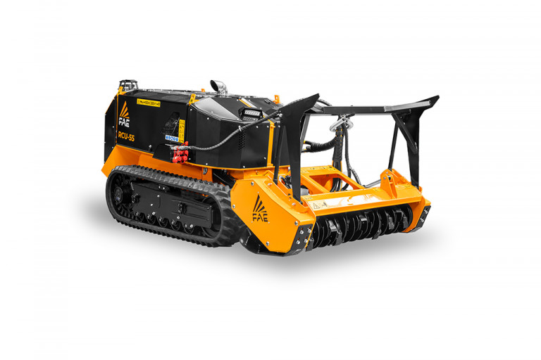 Compact, remote controlled tracked carrier RCU55 | FAE