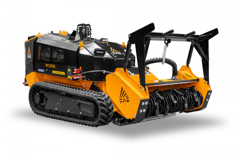 Compact, remote controlled tracked carrier RCU120 | FAE