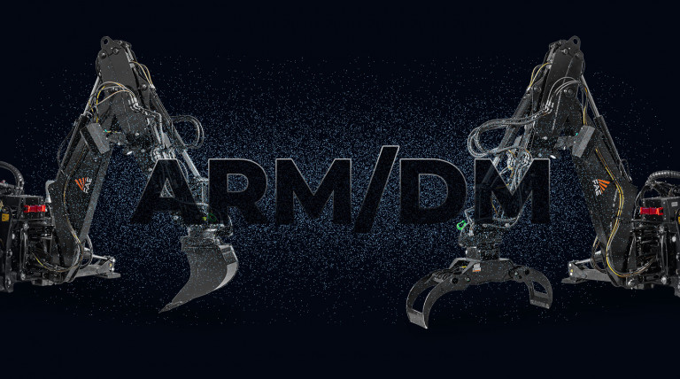 New multipurpose demining arm with grapple or bucket for the FAE PT300 ...