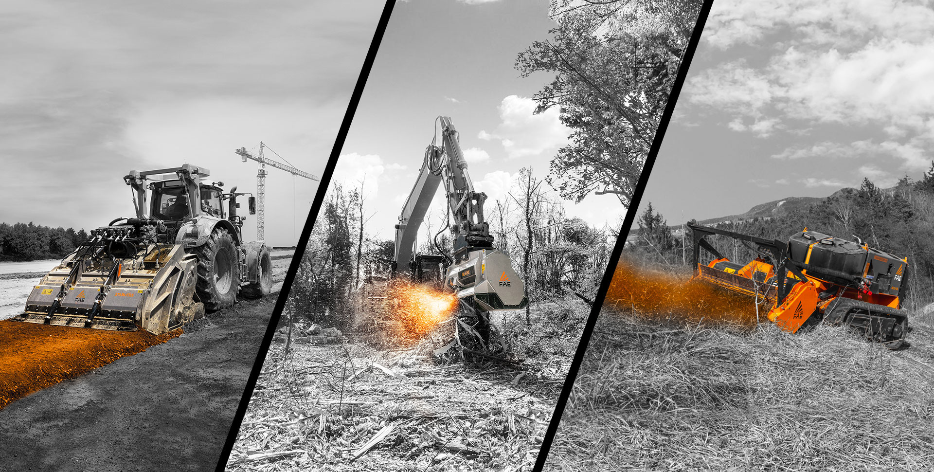 Discover FAE products: forestry mulcher and more